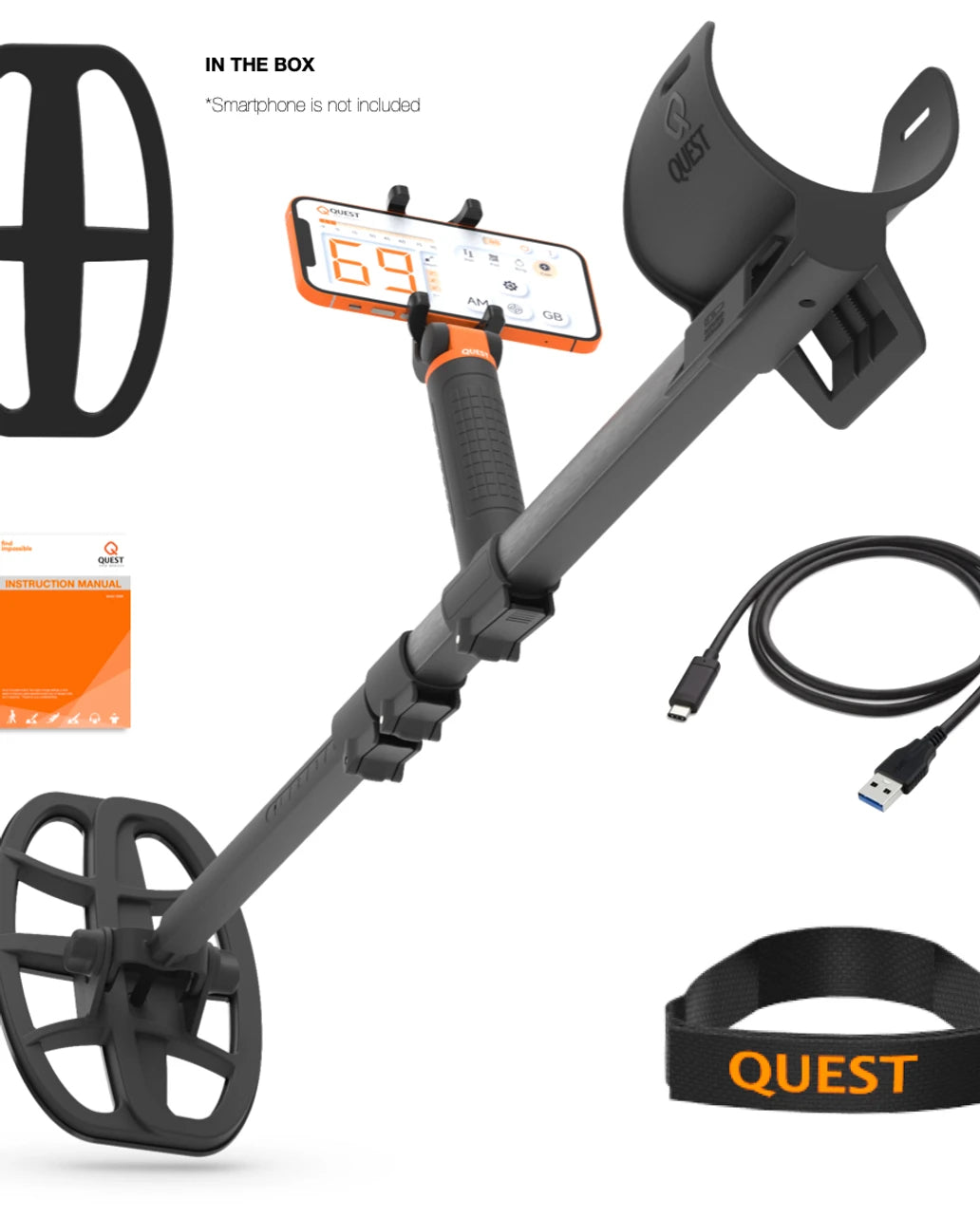 Quest Air Metal Detector – Spin a disc metal detectors