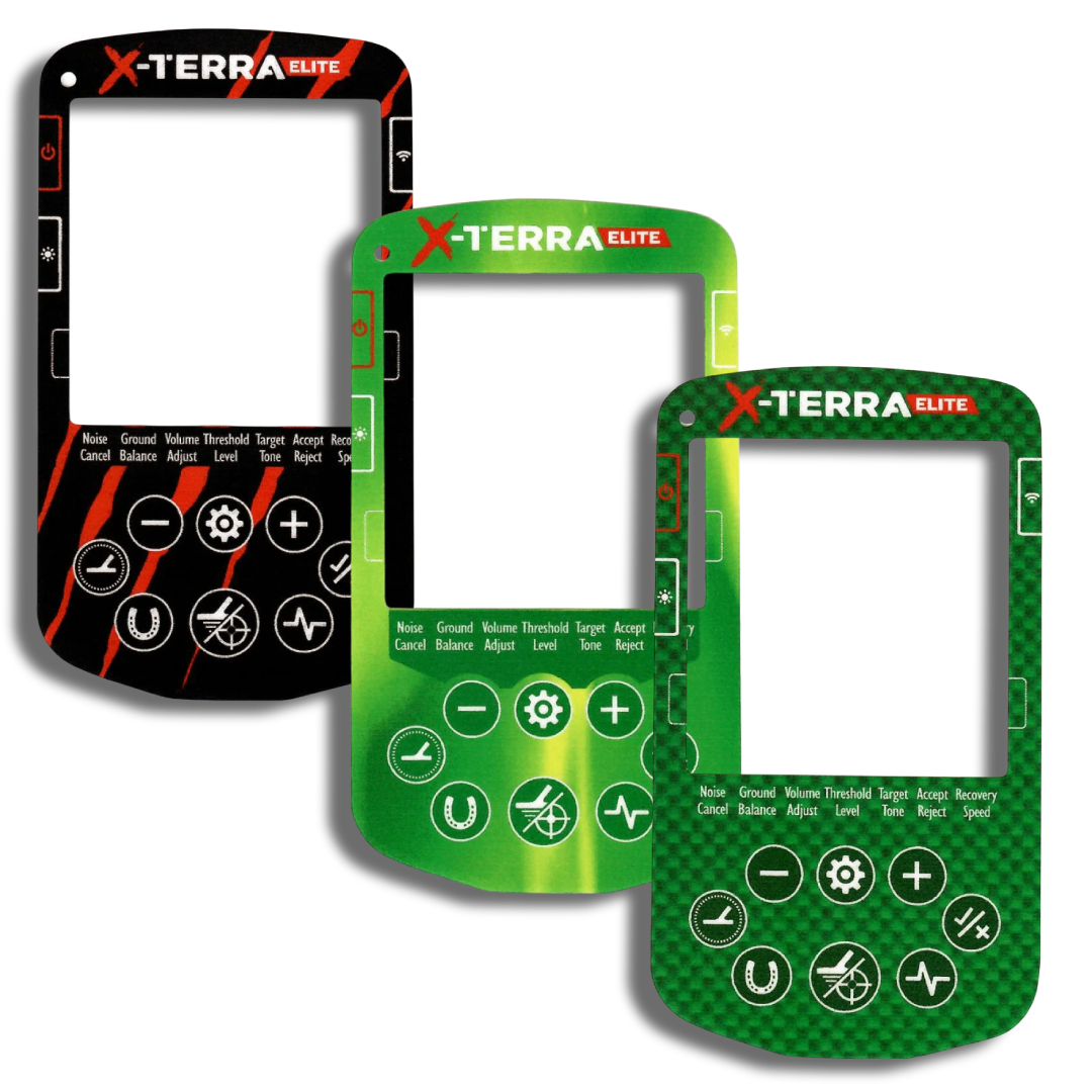 Keypad Sticker for The Minelab X-Terra Elite – Spin a disc metal detectors