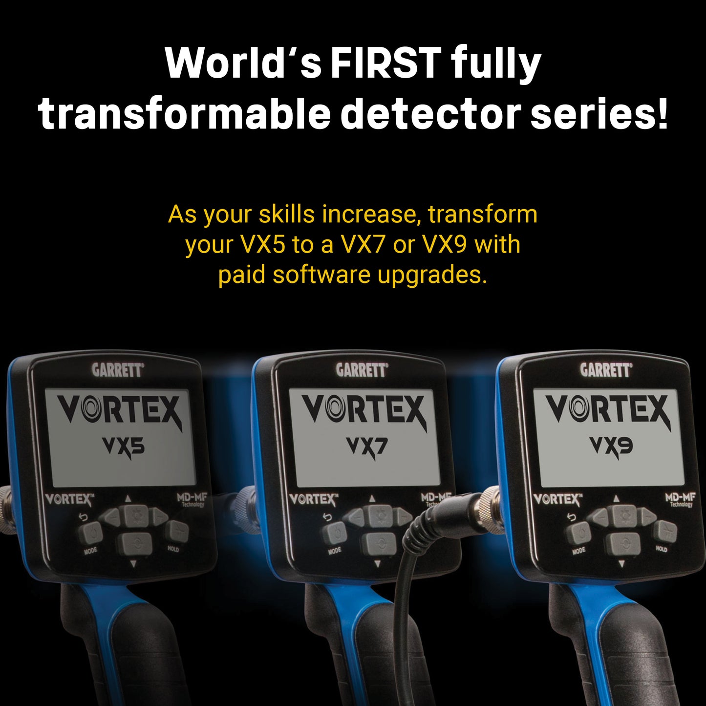 Garrett Vortex VX9 Metal Detector – Spin a disc metal detectors